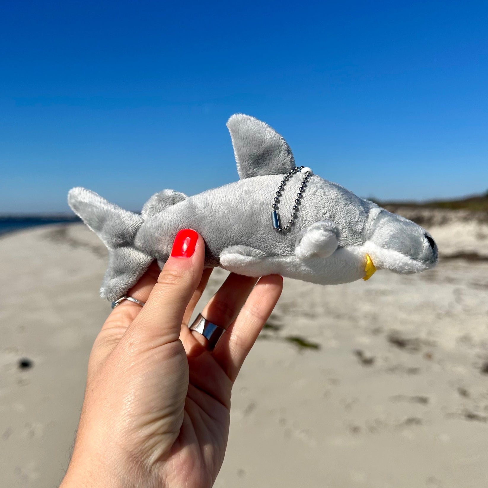 Hammerhead Shark Plush Keychain – Salt N' Fin Co.