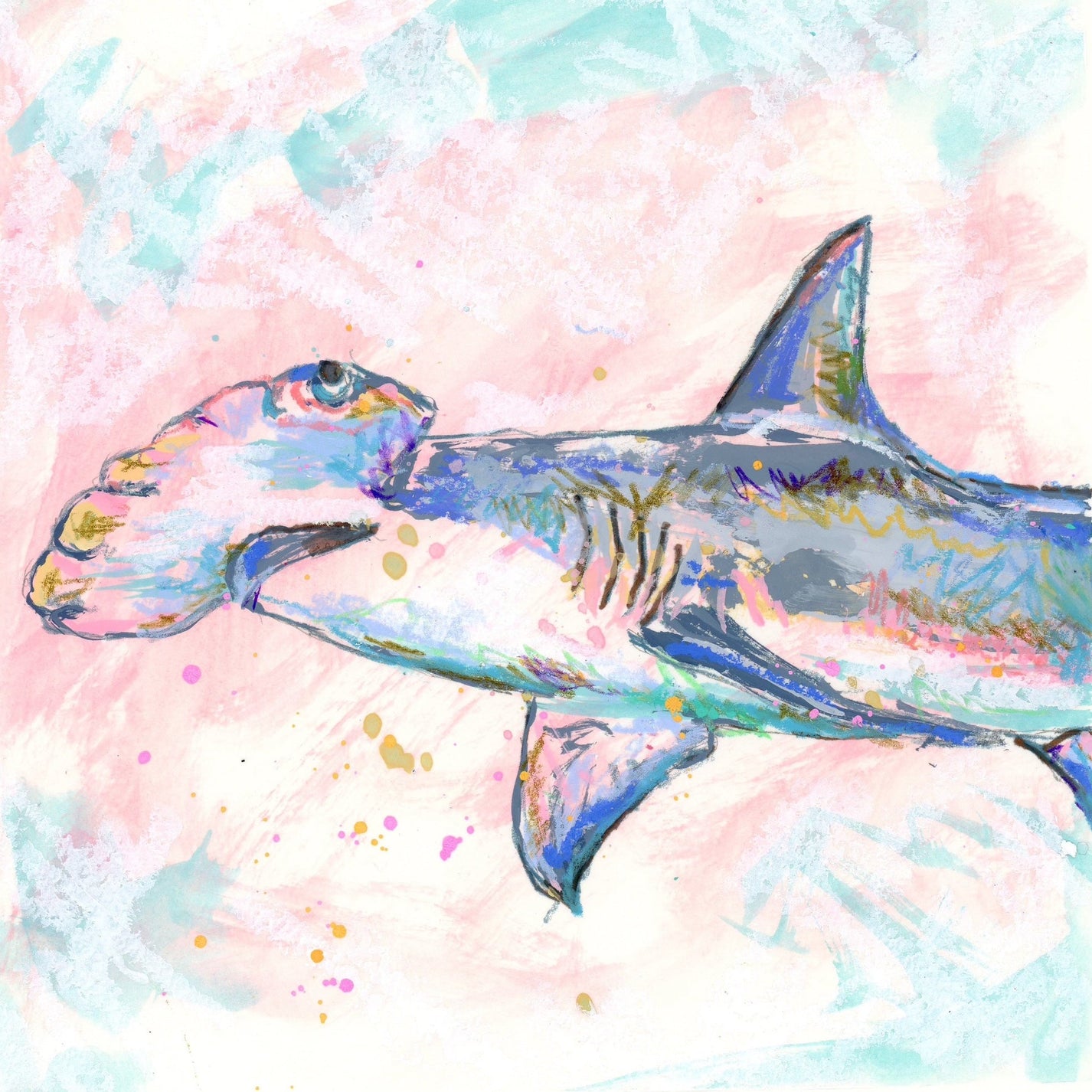 Hammerhead Shark Print – Salt N' Fin Co.