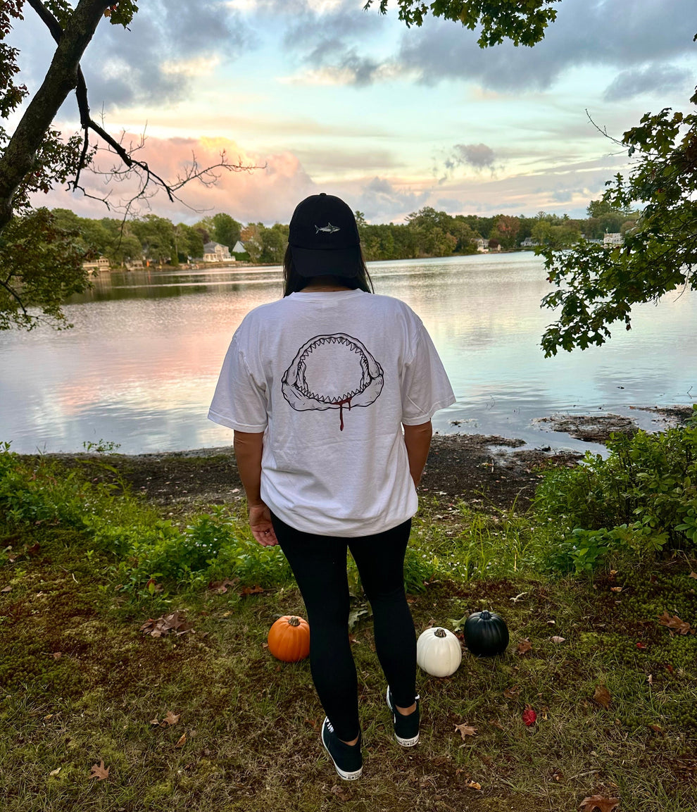 "i won't bite" Halloween Tee – Salt N' Fin Co.
